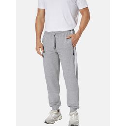 Jogginghose Babista "Sweathose BELLARINO", Herren, Gr. L, N-Gr, grau, Obermaterial: 88% Baumwolle CO. 12% Polyester COOLMAX PES(Coolmax)., regular fit, Hosen Jogginghose, mit dehnbarem Bund