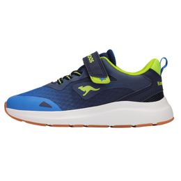 Sneaker Kangaroos "KB-PANG EV", Damen, Gr. 34, dk navy, lime, Mesh, Synthetik, Schuhe Sneaker, Nicht abf&auml;rbende Sohle