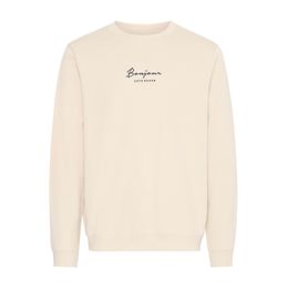 !Solid Longpullover SOLID "Sweater SDPARLY", Herren, Gr. L, beige (oatmeal), Obermaterial: 100% Baumwolle CO., Pullover Longpullover