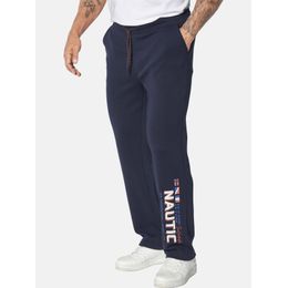 Jogginghose Jan Vanderstorm "Jogginghose HOLDHELM", Herren, Gr. 6XL, N-Gr, blau (dunkelblau), Obermaterial: 48% Polyester COOLMAX PES(Coolmax). 46% Baumwolle CO. 6% Elasthan EL., Hosen Jogginghose