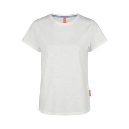 T-Shirt SALZHAUT "Shirt TELGEN", Damen, Gr. L, wei&szlig; (sanftes wei&szlig;), Obermaterial: 100% Baumwolle CO., Shirts T-Shirt