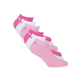 Sneakersocken Fila "Socken 6er Pack", Damen, Gr. 39-42, pink (pink panther), Obermaterial: 75% Baumwolle CO. 23% Polyester PES. 2% Elasthan EL., Socken Sneakersocken