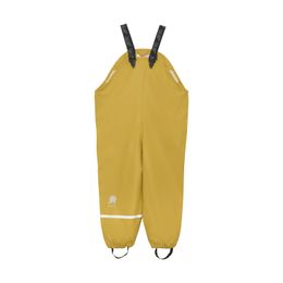 Regenhose CeLaVi "Regenhose CERainwear", M&auml;dchen, Gr. 110, N-Gr, gelb (mineral gelb), Obermaterial: 100% Polyester PES., Overalls Regenhose