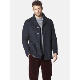 Langjacke Babista "Mantel RIGELLI", Herren, Gr. 62, blau (dunkelblau), Obermaterial: 80% Polyester COOLMAX PES(Coolmax). 20% Wolle mw., Jacken Langjacke