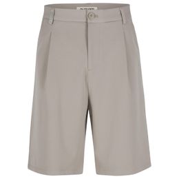 Chinoshorts 2Y STUDIOS "2Y Studios Renzo Loose Smart Shorts", Herren, Gr. 33, Normalgr&ouml;&szlig;en, beige, 65% Polyester, 32% Baumwolle, 3% Elasthan, unifarben, loose fit, Hosen Chinoshorts