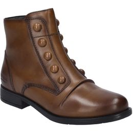 Stiefelette Josef Seibel "Simona 04, cognac", Damen, Gr. 39, braun (cognac), Obermaterial: 100% Rindsleder Leather cow., Schuhe Stiefelette