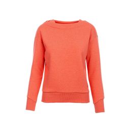 Sweatshirt SALZHAUT "Sweatshirt K&Ouml;YLSG&iquest;AP", Damen, Gr. M, rot (coral), Obermaterial: 80% Baumwolle CO. 20% Polyester PES., Sweatshirts Sweatshirt