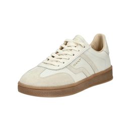 Sneaker Gant "Gant Sneaker Leder", Damen, Gr. 41, wei&szlig;, Leder, Schuhe Sneaker