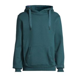 Kapuzenpullover SALZHAUT "Hoodie HEFF", Herren, Gr. M, blau (dragonfly), Obermaterial: 55% Baumwolle CO. 45% Polyester PES., Pullover Kapuzenpullover