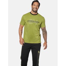 T-Shirt Jan Vanderstorm "T-Shirt STIGGARD", Damen, Gr. L, gr&uuml;n, Obermaterial: 92% Baumwolle CO. 8% Polyester COOLMAX PES(Coolmax)., Shirts T-Shirt
