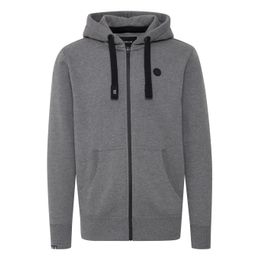 !Solid Kapuzensweatjacke SOLID "Kapuzensweatjacke SDBene", Herren, Gr. XXL, grau (grau mel), Obermaterial: 50% Baumwolle CO. 50% Polyester PES., Sweatjacken
