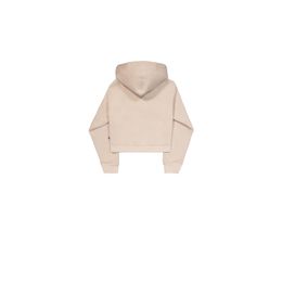 Hoodie Alpha Industries "Basic Hoodie BL PP W", Damen, Gr. L, organic beige, Obermaterial: 80% Baumwolle, 20% Polyester, loose fit, Sweatshirts Hoodie