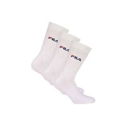 Kurzsocken Fila "Socken 3er Pack", Herren, Gr. 35-38, wei&szlig;, Obermaterial: 80% Baumwolle CO. 18% Polyester PES. 2% Elasthan EL., Socken