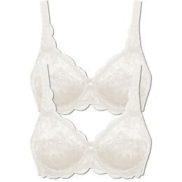 B&uuml;gel-BH SuSa "2er Pack B&uuml;gel BH Latina", Damen, Gr. 100, Cup D, beige (champagner champagner), Obermaterial: 77% Polyamid PA. 15% Baumwolle CO. 8% Elasthan EL., BHs B&uuml;gel-BH