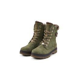 Stiefel Tom Tailor "Tom Tailor Boots", Damen, Gr. 39, khaki, unifarben, Schuhe Stiefel