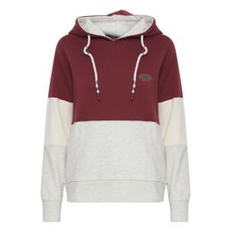 Kapuzenpullover oxmo "Hoodie OXKathrine", Damen, Gr. S, braun (chocolate truffle), Obermaterial: 60% Baumwolle CO. 40% Polyester PES., Sweatshirts Kapuzenpullover