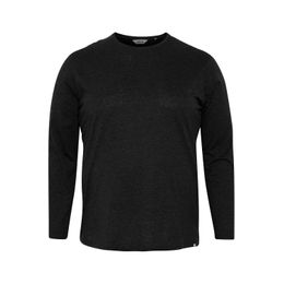 !Solid Langarmshirt SOLID "Langarmshirt SDBedon BT", Herren, Gr. 4XL, schwarz, Obermaterial: 100% Baumwolle CO., Shirts Langarmshirt