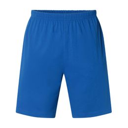 Shorty Jan Vanderstorm "Kurze Schlafhose MALVIK", Herren, Gr. XXL, blau (royal blau), Obermaterial: 100% Baumwolle CO., Homewear-Sets Shorty