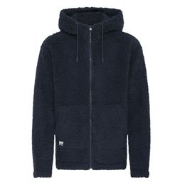 Funktions-Kapuzensweatjacke 11 Project "Fellimitatjacke PRDaag", Herren, Gr. XXL, blau (insignia blau), Obermaterial: 100% Polyester PES., Sweatjacken