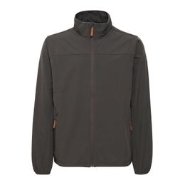 Softshelljacke North Bend "Softshelljacke NBCorin M W-PRO 8.000 mit wasserdichter Beschichtung", Herren, Gr. L, grau (phantom), Obermaterial: 92% Polyester PES. 8% Elasthan EL., Jacken Softshelljacke