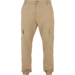 Cargohose 2Y Premium "2Y Premium Herren 2Y Basic Cargo Jeans", Damen, Gr. 32, Normalgr&ouml;&szlig;en, beige, 98% Baumwolle, 2% Elasthan, unifarben, slim fit, Hosen Cargohose