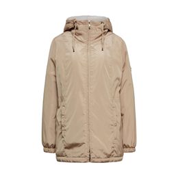 Kurzjacke GOLDNER "Freizeitjacke", Damen, Gr. 44, braun (walnuss), Obermaterial: 100% Polyester PES., Jacken Kurzjacke