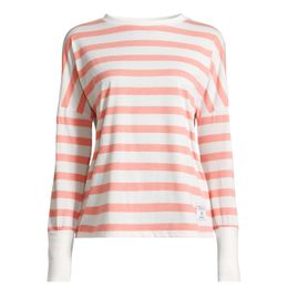 T-Shirt SALZHAUT "Shirt KLUET", Damen, Gr. L, beige (beige coral), Obermaterial: 50% Baumwolle CO. 50% Polyester PES., Shirts T-Shirt
