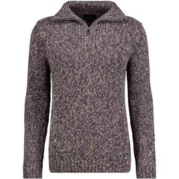 Troyer Ragman, Herren, Gr. 52, gemustert, 964, Strick, 100% Baumwolle, hoch geschlossener Ausschnitt, Pullover Troyer