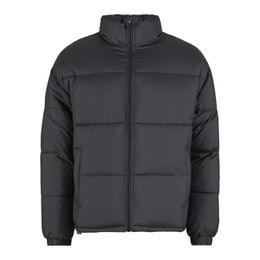 Winterjacke Urban Classics "Urban Classics Basic Puffer Winter Jacket", Herren, Gr. L, schwarz, 100% Polyamid, unifarben, normal, ohne Ausschnitt, Jacken Winterjacke