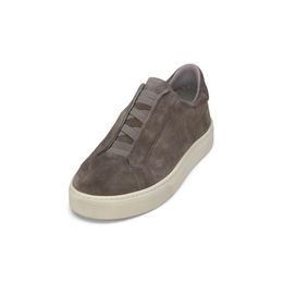 Marc O'Polo Sneaker MARC O'POLO "aus weichem Veloursleder", Herren, Gr. 42, grau morn, Obermaterial: 100% Leder (Rind), unifarben, Schuhe Sneaker