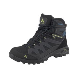 Outdoorschuh McKINLEY "Vulcanus MID AQX M", Herren, Gr. 40, bunt (anthrazit, petrol), Leder, Textil, Schuhe Outdoorschuh, wasserdichter Wanderschuh, Trekkingschuh, Hikingschuh