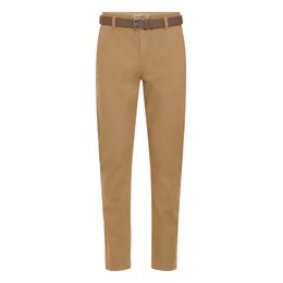 Chinohose Blend "Chinohose BHLPants", Herren, Gr. 36/34, L&auml;nge 34, braun (otter), Obermaterial: 98% Baumwolle CO. 2% Elasthan EL., Hosen Chinohose