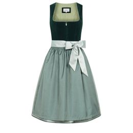 N&uuml;bler Dirndl N&Uuml;BLER "Dirndl Midi Elke", Damen, Gr. 36, EURO, gr&uuml;n, Obermaterial: 100% Polyester PES., Kleider
