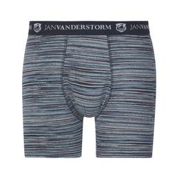 Retro Pants Jan Vanderstorm "Retropant STIGBORG", Herren, Gr. L-XL, blau, Obermaterial: 95% Baumwolle CO. 5% Elasthan EL., Unterhosen