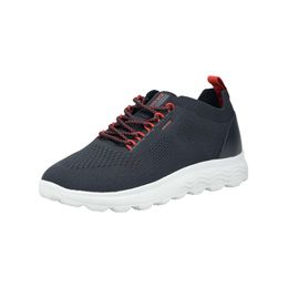 Sneaker Geox "Geox Sneaker Lederimitat/Textil", Herren, Gr. 40, navy, Lederimitat, Textil, Schuhe Sneaker