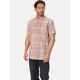 Kurzarmhemd Babista "Kurzarmhemd WARLOR", Herren, Gr. XXL, weit, rot (rot kariert), Obermaterial: 100% Baumwolle CO., regular fit, Hemden