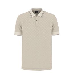 JOOP! Poloshirt JOOP "Jessino", Herren, Gr. L, natural, Jersey, Obermaterial: 100% Baumwolle, unifarben, normal, B&uuml;ndchen, Shirts, Cornflower-Allover-Print