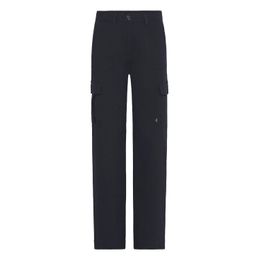 Cargohose oxmo "Cargohose OXIBEN CARGO", Damen, Gr. 44, L&auml;nge 30, schwarz, Obermaterial: 98% Baumwolle CO. 2% Elasthan EL., Hosen Cargohose