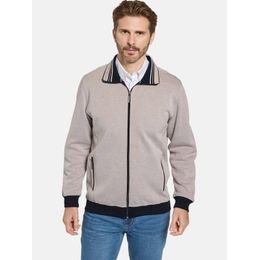 Sweatjacke Babista "Sweatjacke NOVIELLA", Herren, Gr. XXL, beige, Obermaterial: 100% Baumwolle CO., normal, ohne Ausschnitt, Sweatjacken Sweatjacke, mit Rei&szlig;verschlusstaschen