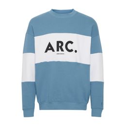 !Solid Longpullover SOLID "Sweatshirt SDCaius", Herren, Gr. M, blau (provincial blau), Obermaterial: 100% Baumwolle CO., Sweatshirts Longpullover
