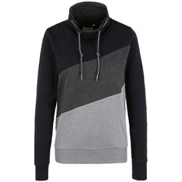 Kapuzenpullover oxmo "Hoodie OXAgda", Damen, Gr. S, schwarz, Obermaterial: 70% Baumwolle CO. 30% Polyester PES., Sweatshirts Kapuzenpullover