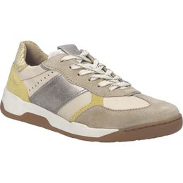 Sneaker Josef Seibel "Arleen 01, cashmere-gelb", Damen, Gr. 42, braun (cashmere, gelb), Obermaterial: 100% Rindsleder Leather cow., Schuhe Sneaker