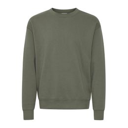 !Solid Longpullover SOLID "Sweatshirtpullover SDLenz", Herren, Gr. S, gr&uuml;n (dusty olive), Obermaterial: 60% Baumwolle CO. 40% Polyester PES., Sweatshirts Longpullover