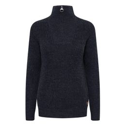 Troyer oxmo "Troyer OXNancy", Damen, Gr. S, blau (total eclipse melange), Obermaterial: 85% Polyacryl PAN. 15% Wolle WO., Pullover Troyer