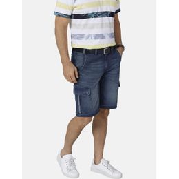 5-Pocket-Hose Babista "Bermuda QUIRETTA", Herren, Gr. 56, N-Gr, blau, Obermaterial: 100% Baumwolle CO., regular fit, Hosen 5-Pocket-Hose