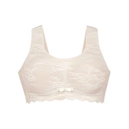 Bralette Anita "Bralette Essentials Lace", Damen, Gr. S, N-Gr, beige (crystal), Obermaterial: 61% Polyamid PA. 39% Elasthan EL., BHs Bralette