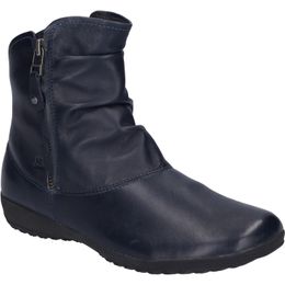 Stiefelette Josef Seibel "Naly 24, ocean", Damen, Gr. 38, blau (ocean), Obermaterial: 100% Rindsleder Leather cow., Schuhe Stiefelette