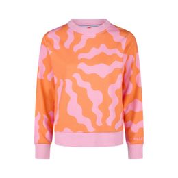 Kapuzenpullover SALZHAUT "Hoodie UTMESSEN", Damen, Gr. XS, rosa (ros&eacute;, orange), Obermaterial: 80% Baumwolle CO. 20% Polyester PES., Pullover Kapuzenpullover
