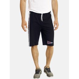Jogginghose Jan Vanderstorm "Doppelpack Jogginghose HARAL", Herren, Gr. XL, N-Gr, grau (grau schwarz), Obermaterial: 98% Baumwolle CO. 2% Polyester COOLMAX PES(Coolmax)., Hosen Jogginghose
