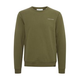 Longpullover Casual Friday "Sweatshirtpullover CFSeverin", Herren, Gr. L, gr&uuml;n (burnt olive), Obermaterial: 100% Baumwolle CO., Sweatshirts Longpullover